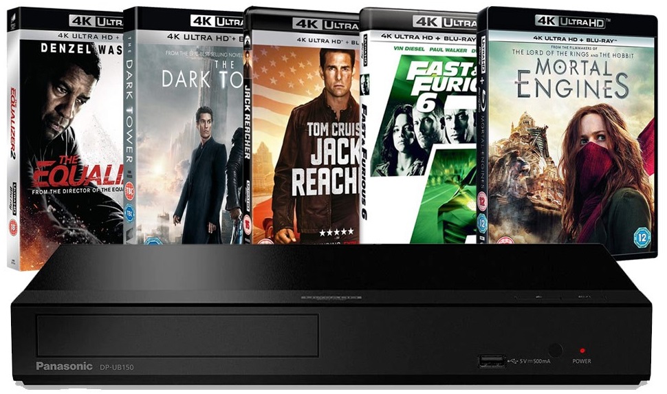 Get your 4K collection started with this Zoom Panasonic player and 5 ...