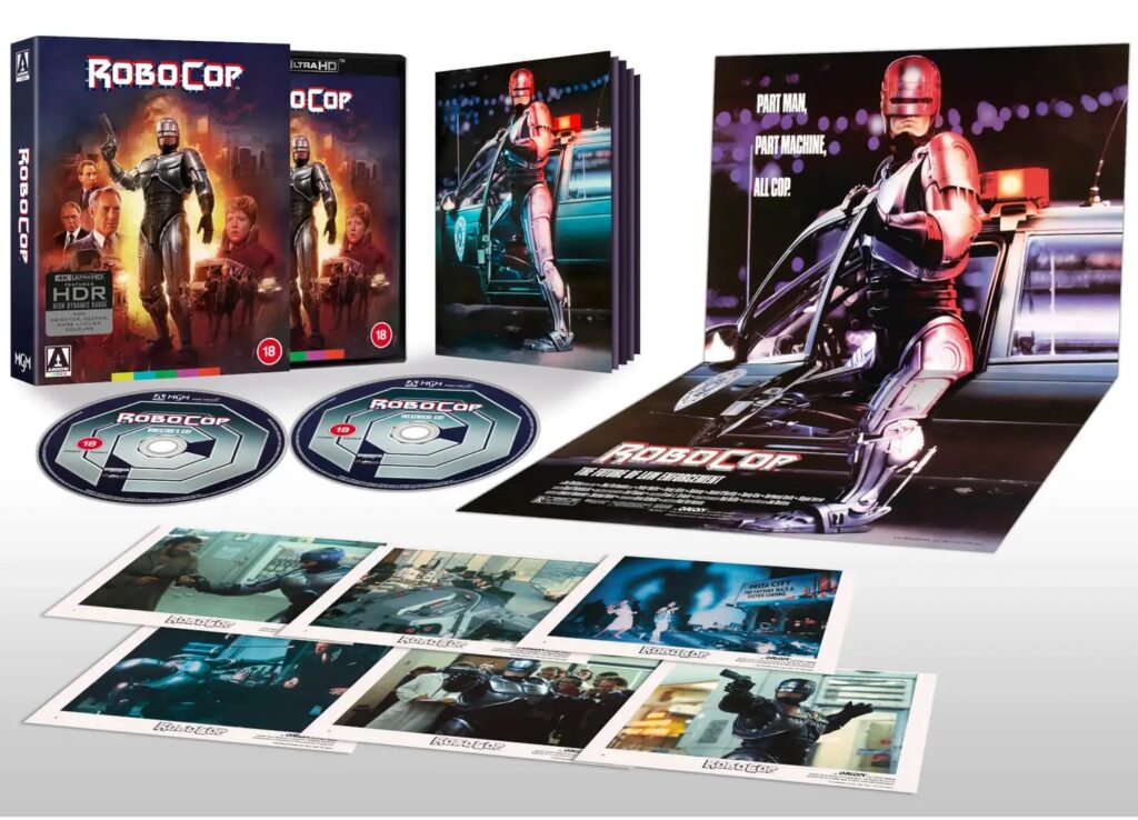 80s sci-fi classic "Robocop" is getting a 2-disc 4K release from Arrow ...