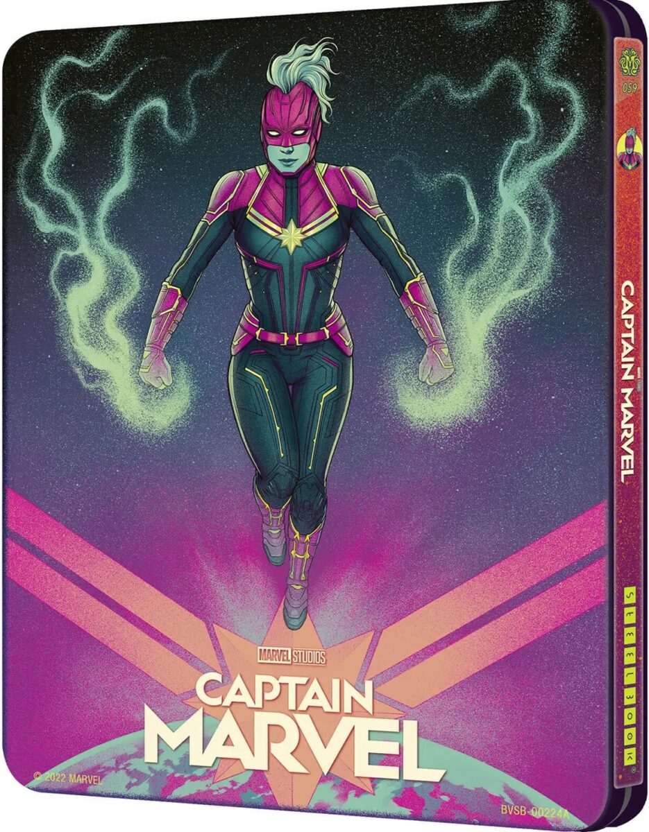 MCU blockbuster "Captain Marvel" is getting a new Mondo 4K Steelbook ...