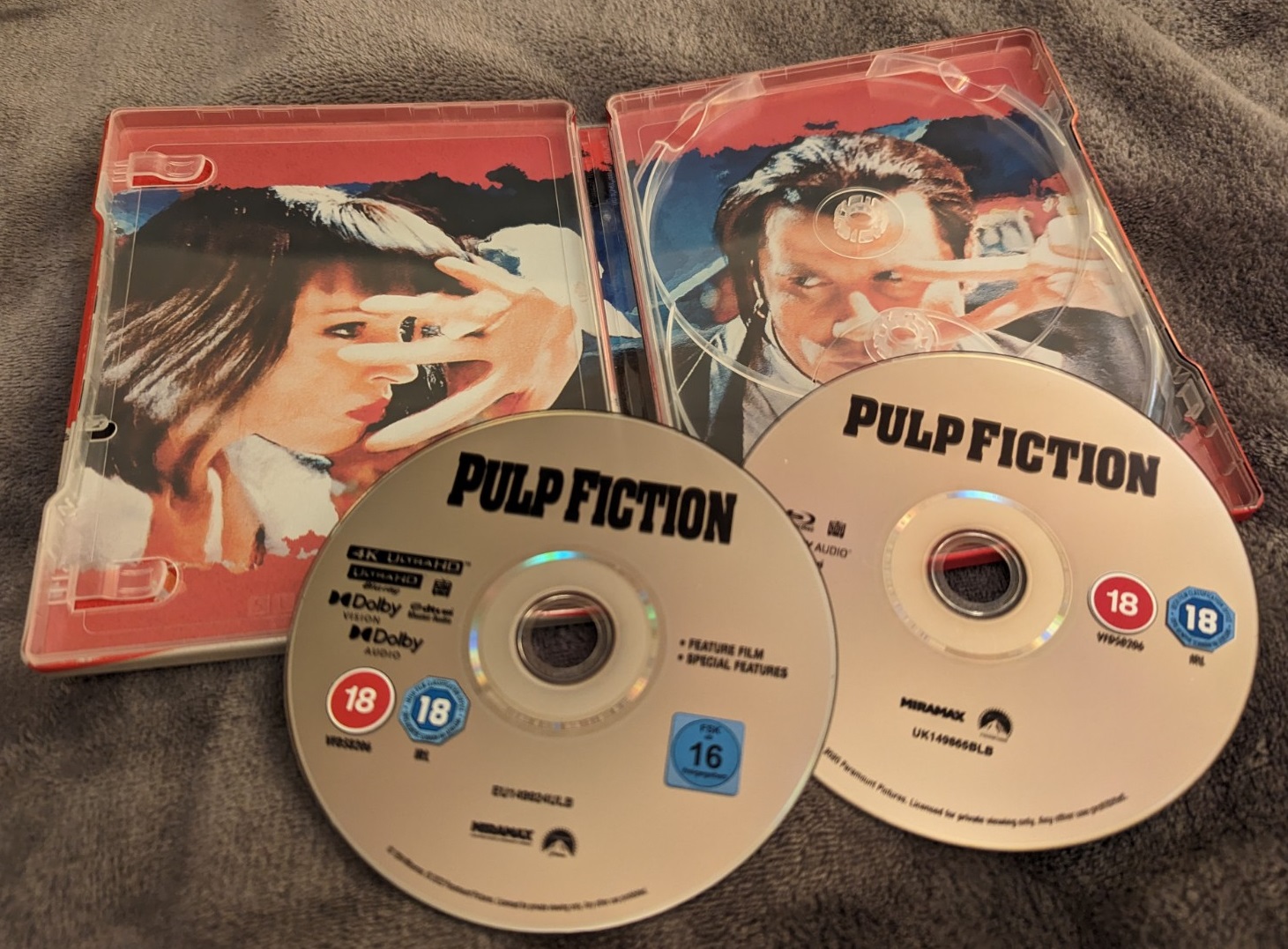 REVIEW - We take a look at the new "Pulp Fiction" 4K Steelbook ...
