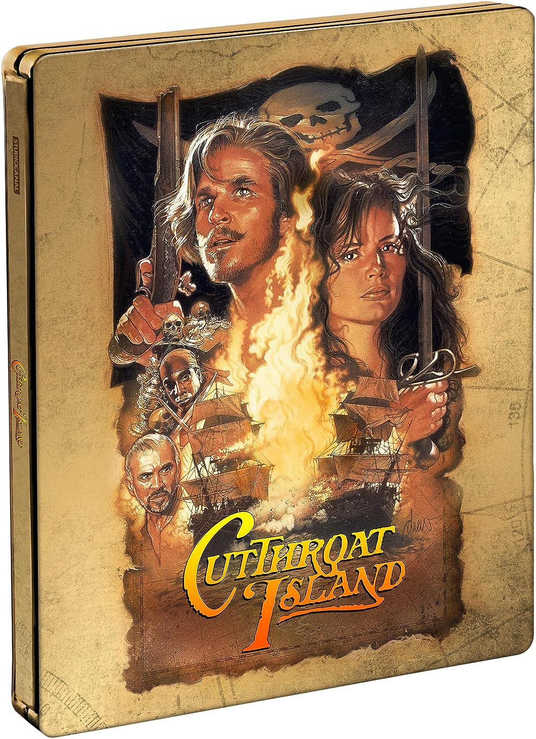 Imfamous pirate adventure "Cutthroat Island" is getting a 4K Steelbook ...