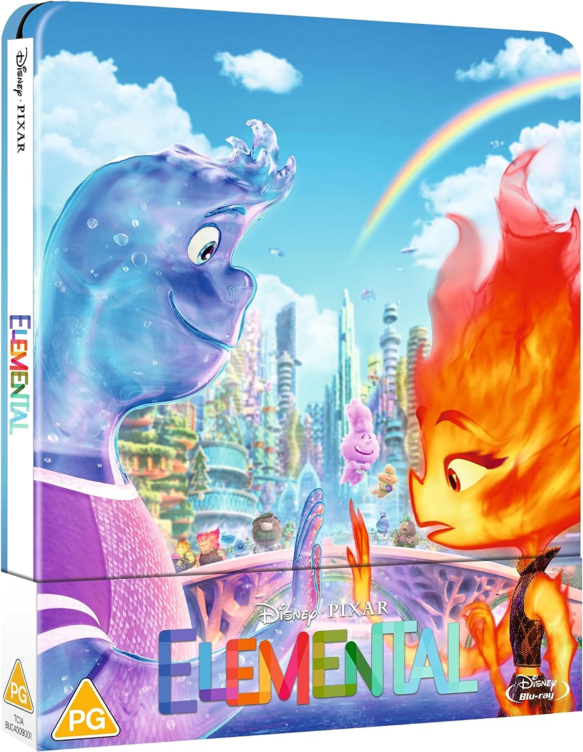 Pixar's latest hit "Elemental" is getting a UK Blu-ray Steelbook ...