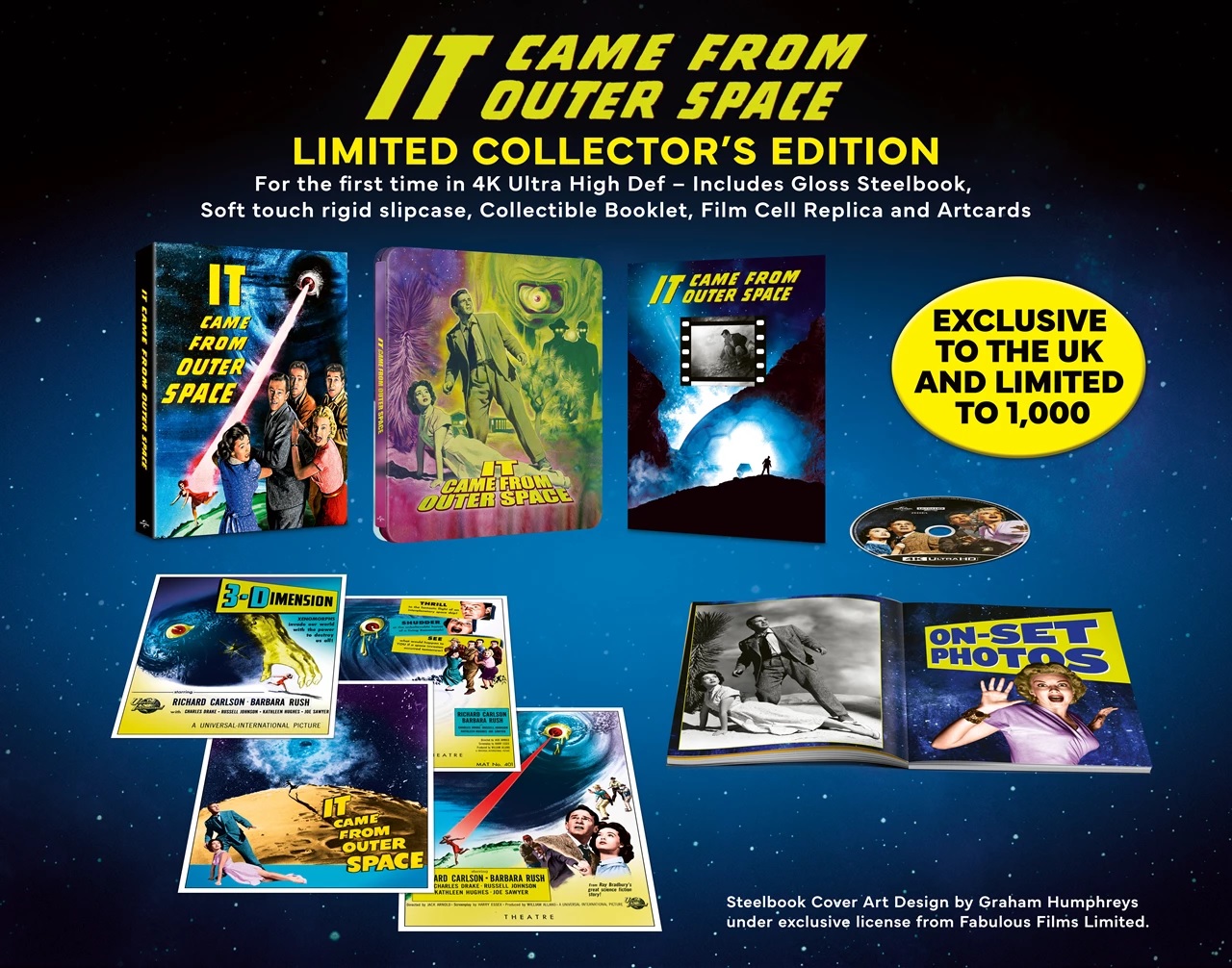 Sci-fi classic "It Came from Outer Space" is getting a UK 4K Steelbook ...