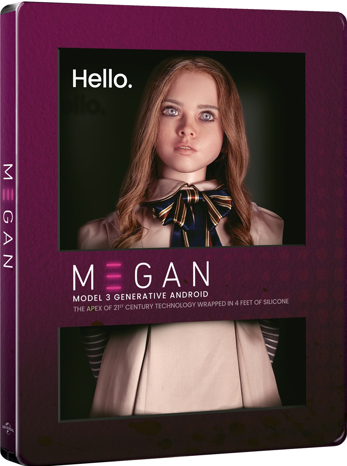 Sci-Fi thriller "M3GAN" is getting a standard 4K Steelbook release ...