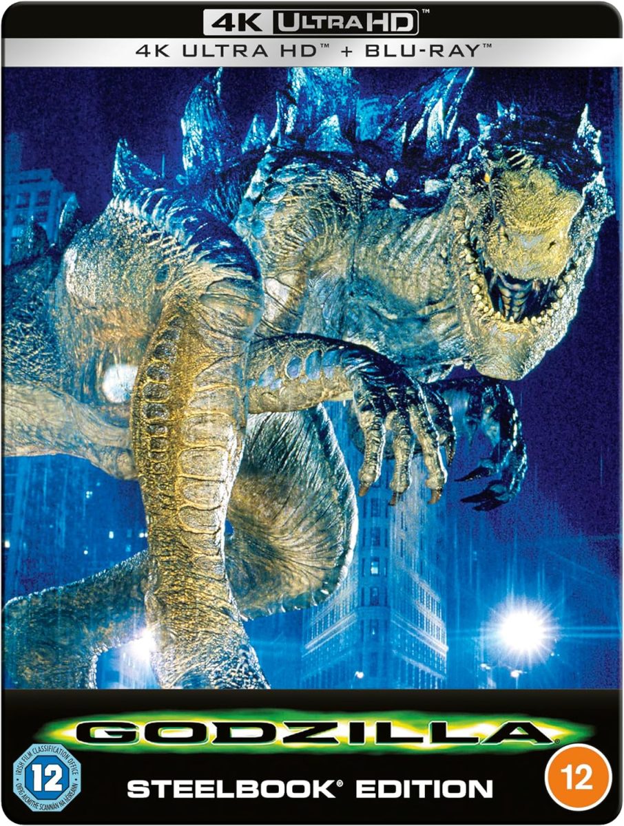The 1998 US remake of "Godzilla" is getting a new UK 4K Steelbook ...