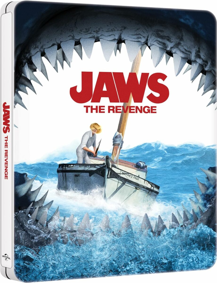 Shark-with-a-grudge sequel "Jaws:The Revenge" is getting a 4K Collectors Edition Steelbook ...