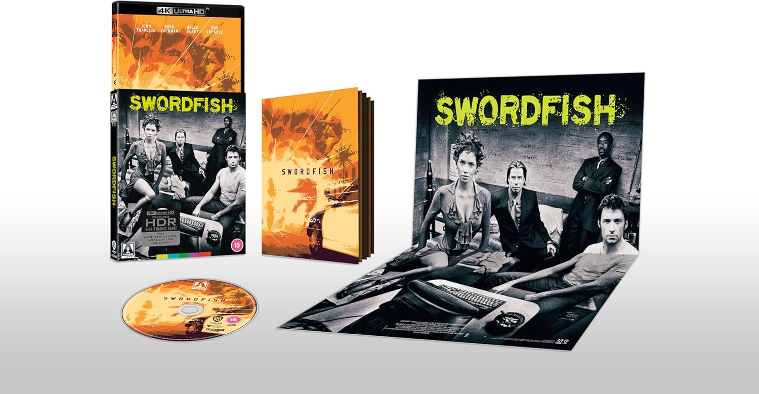 Vinnie Jones tech thriller "Swordfish" is getting a 4K Limited Edition release from Arrow in ...
