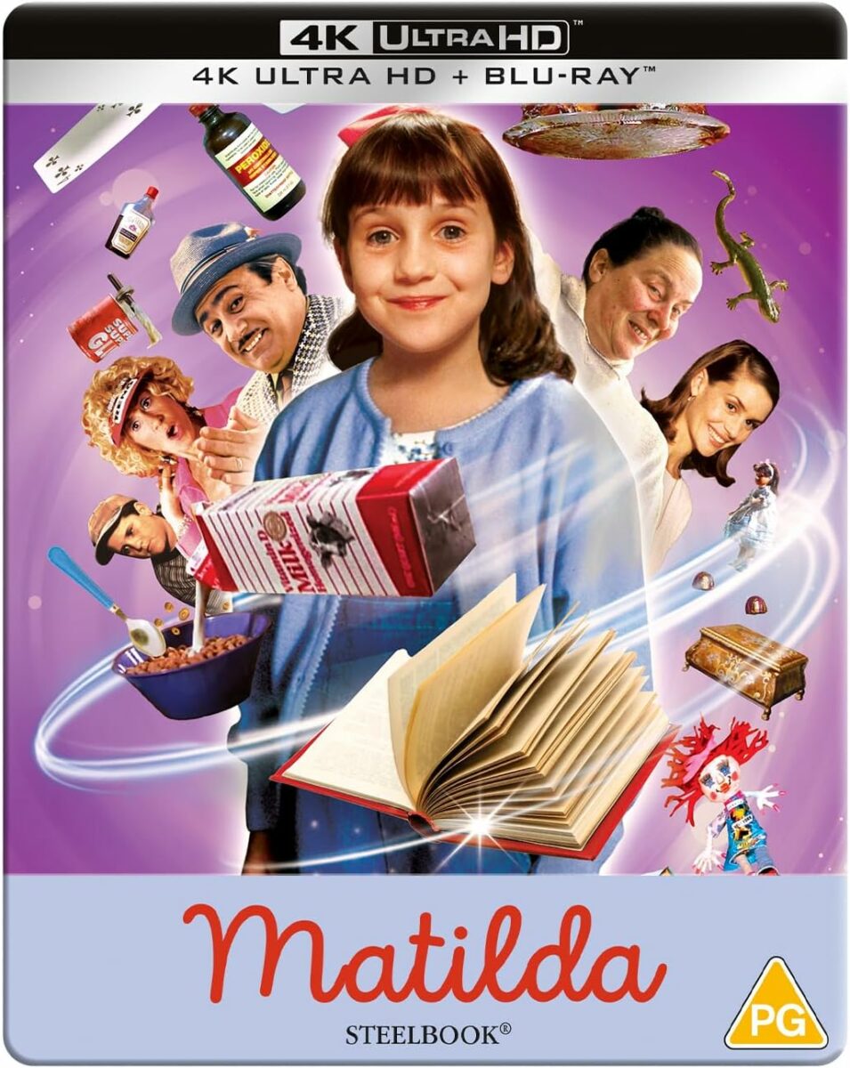Classic Roald Dahl adaptation "Matilda" is getting a UK 4K Steelbook ...