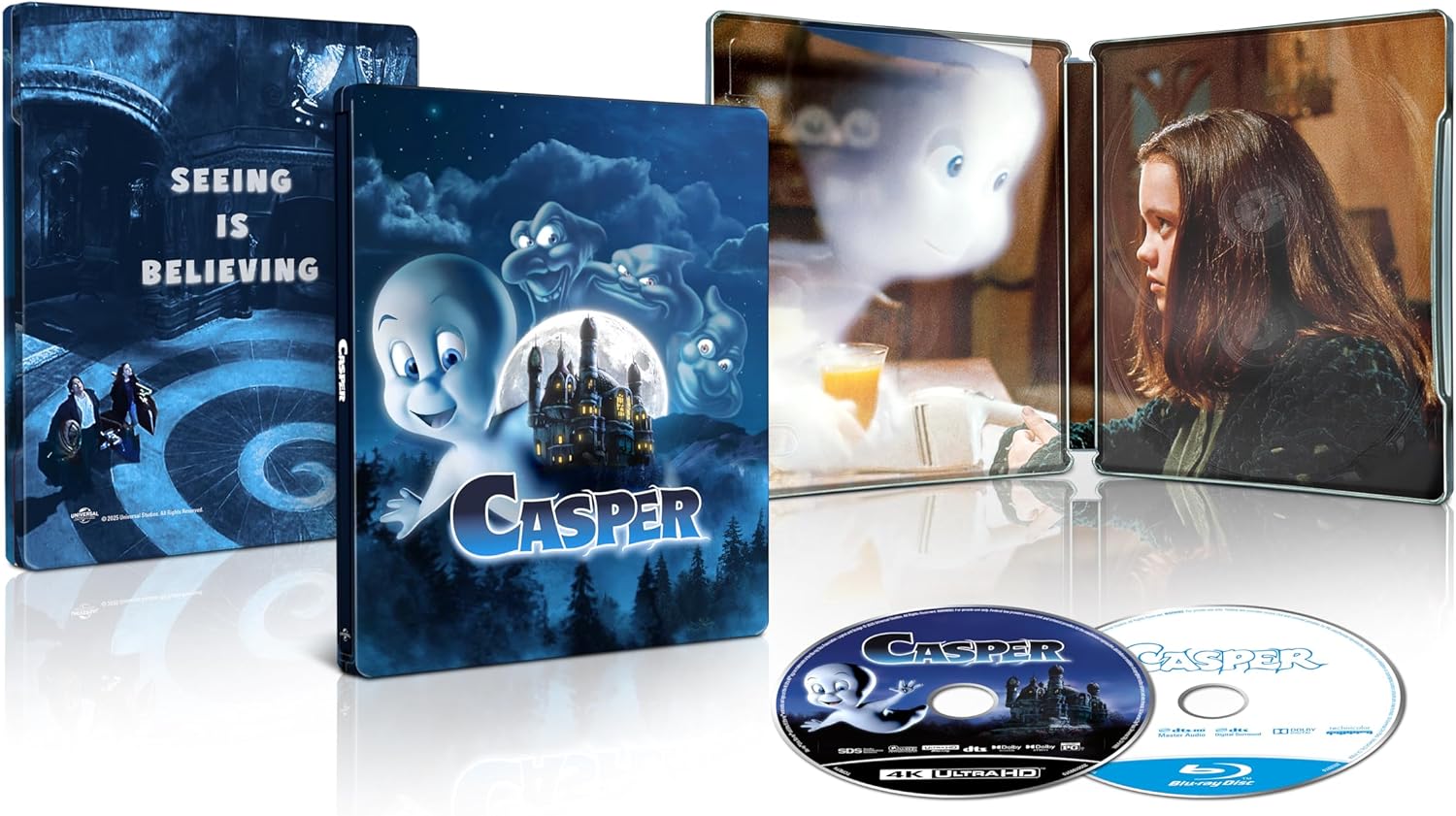 Hit 90s family favourite "Casper" is getting a new UK 4K Steelbook ...