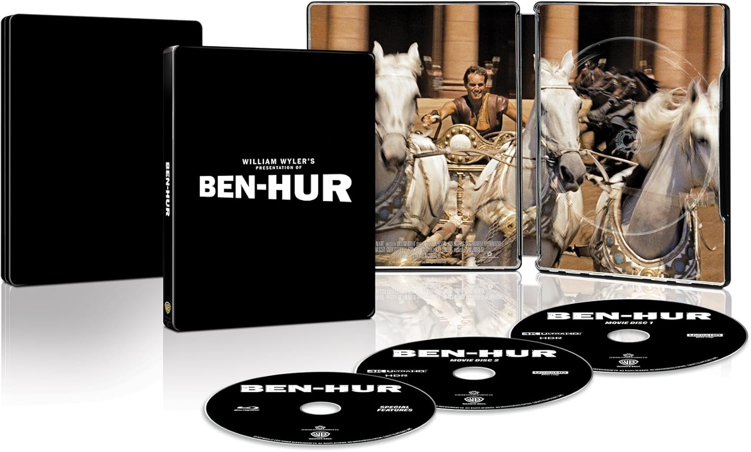 Religious epic "Ben-Hur" is getting a pair of 4K Steelbooks in 2026 ...